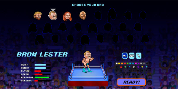 Wrestle Bros - Play Online